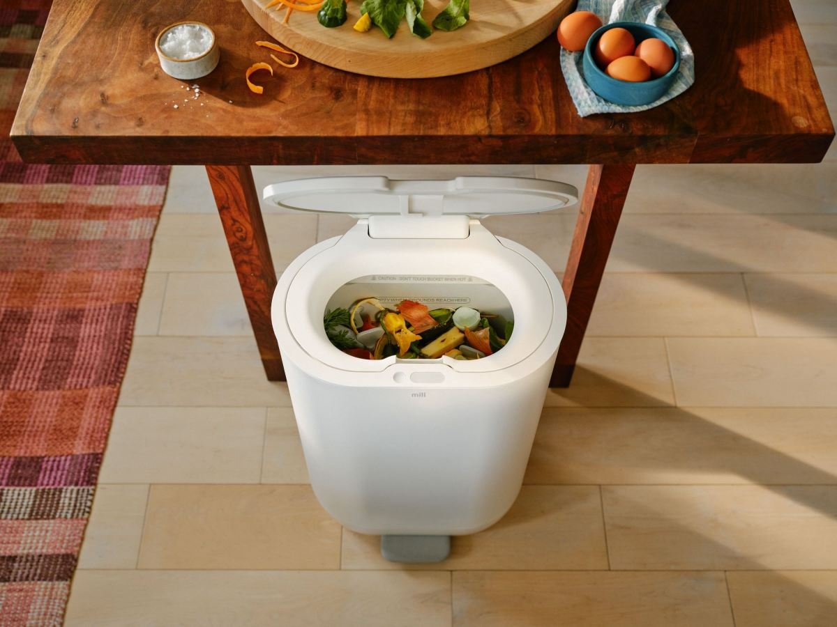 Mill’s updated bin will turn your food waste into chicken feed before ...
