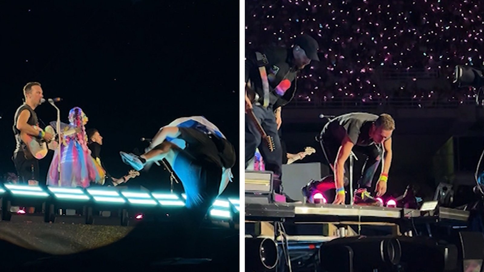 Coldplay Pauses Concert After Man With Israeli Flag Falls Trying To ...